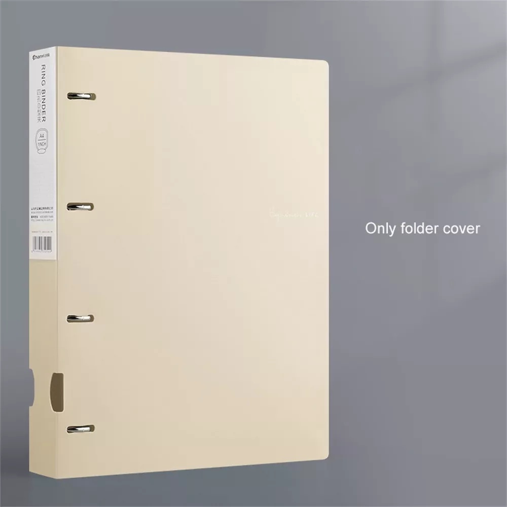 A4 folder punching binder four-hole clip file folder insert transparent ...