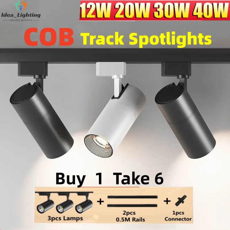 Complete Set Cob Spotlights/Led Spot light/Track Lights/Lamp ceiling ...
