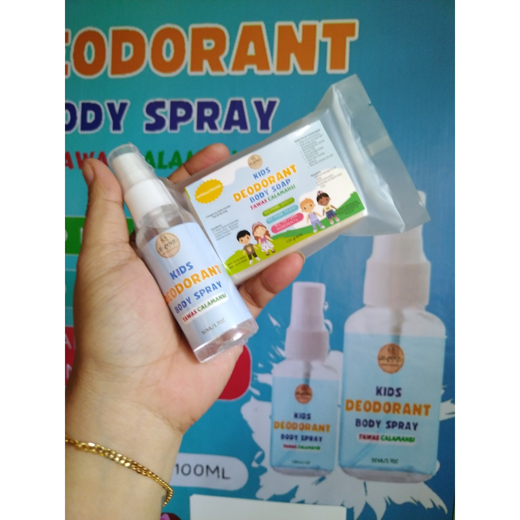 KIDS DEODORANT DUO SET BODY SPRAY AND BODY SOAP 120G | Shopee Philippines
