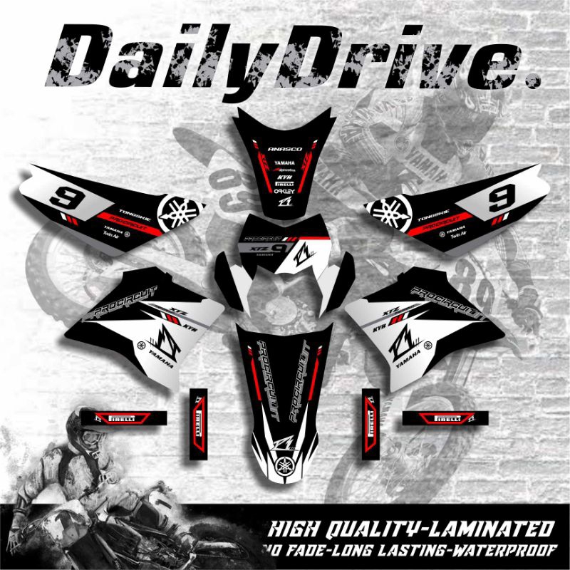 YAMAHA XTZ 125 FULL DECALS DESIGN | Shopee Philippines