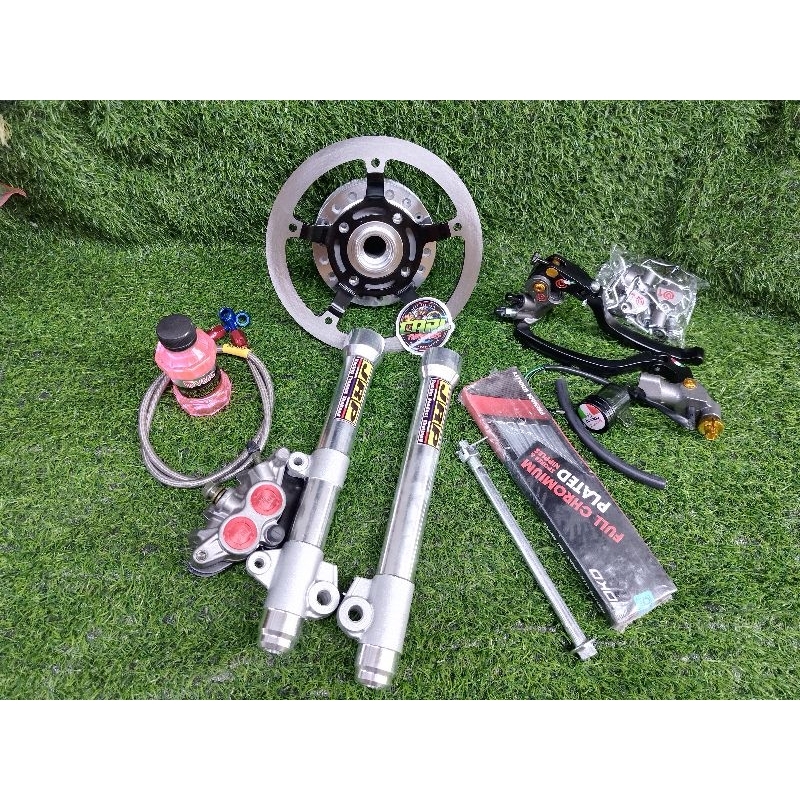 DISCBREAK SET CONVERTION KIT FOR SMASH WAVA RAIDER SHOGUN ETC. | Shopee ...