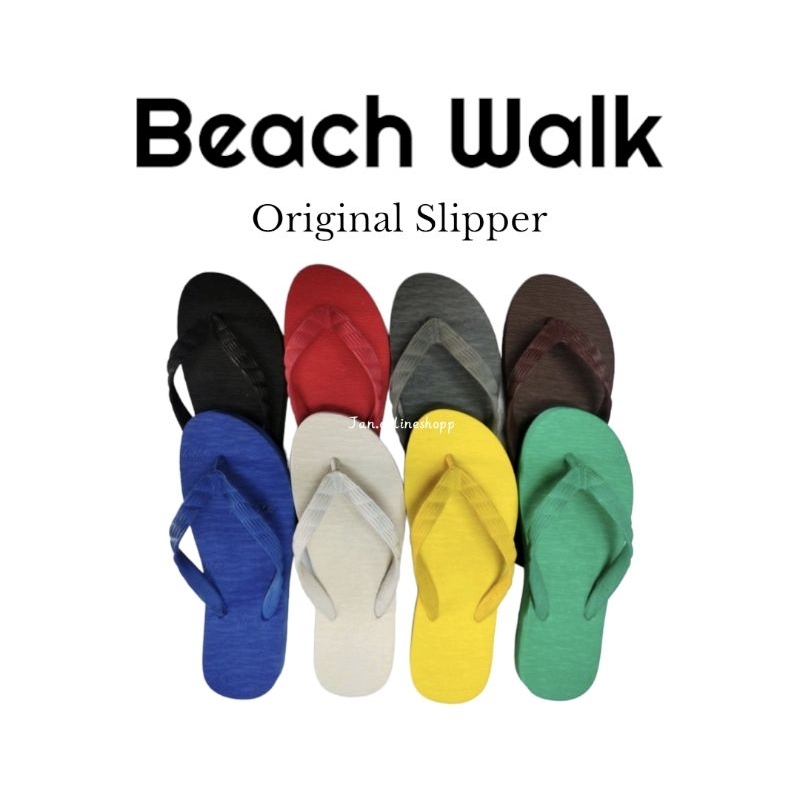 Original Plain Beach Walk Slippers for Men & Women (Unisex) | Shopee ...