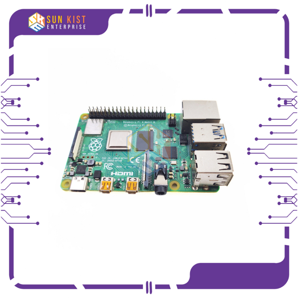 Original Offical Raspberry Pi 4 Model B 4gig Ram 4gig Pi 4B Linux Demo Board Python Programming ...
