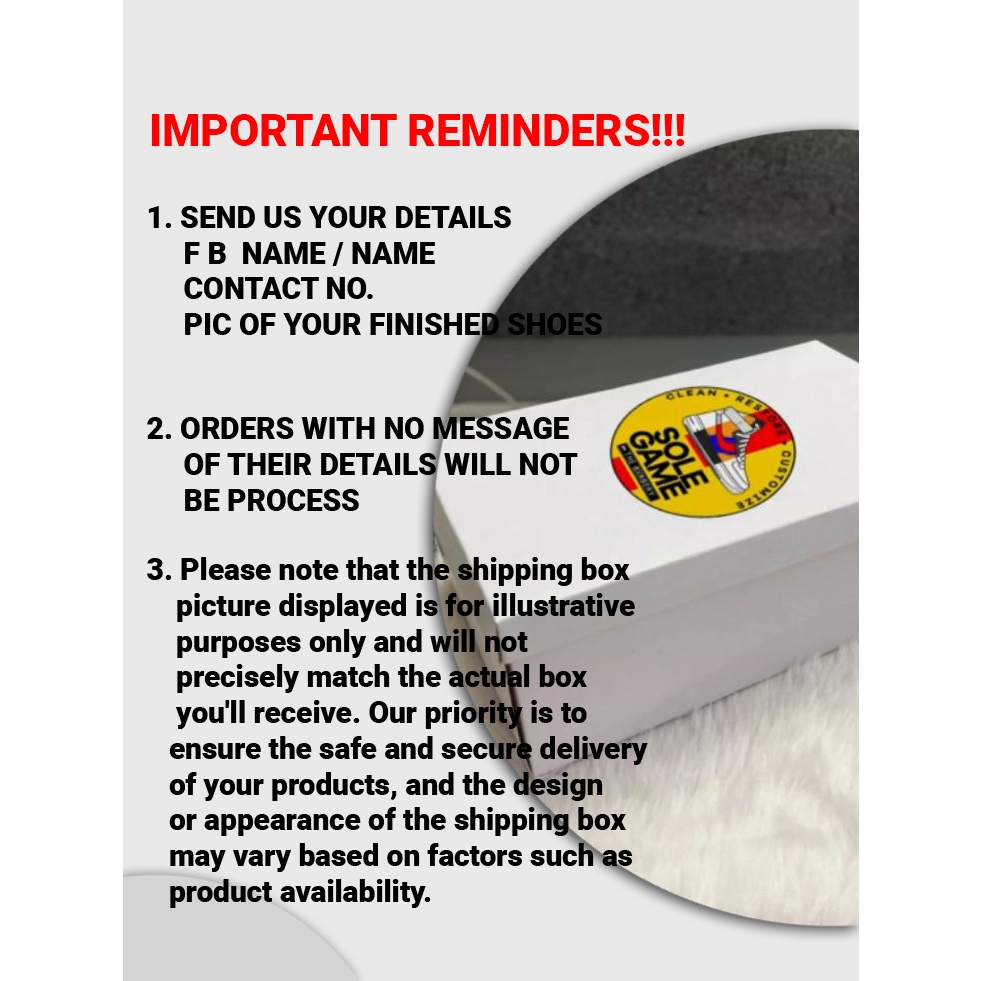 SOLE GAME Shoe Box (Large) | Shopee Philippines