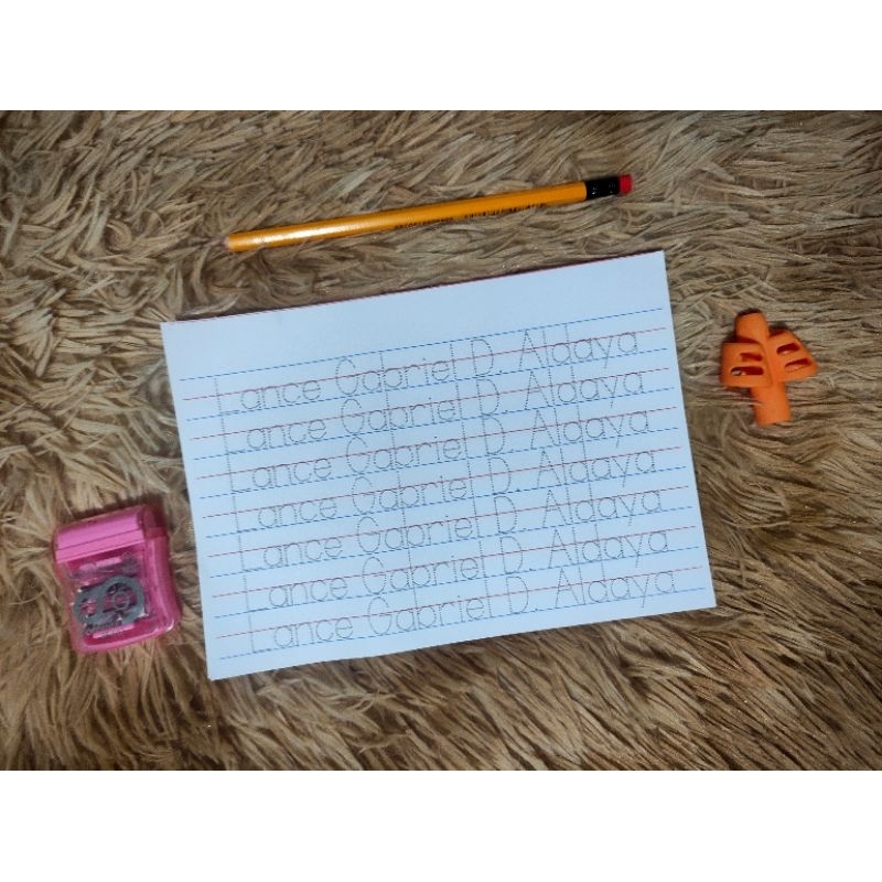 Tracing Pads 40 pages! (Full Name, Alphabets, Numbers, Shapes, Lines ...