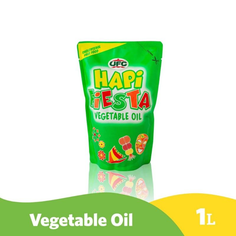 UFC Hapi Fiesta Vegetable Oil 1Liter | Shopee Philippines