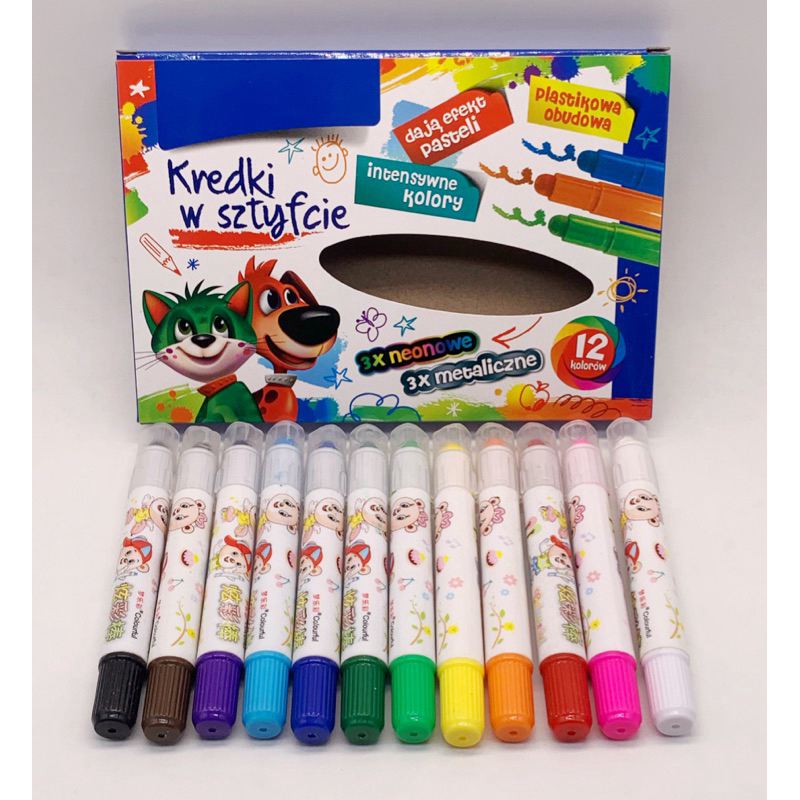 Silky Crayons 12 Colors For School Supply | Shopee Philippines