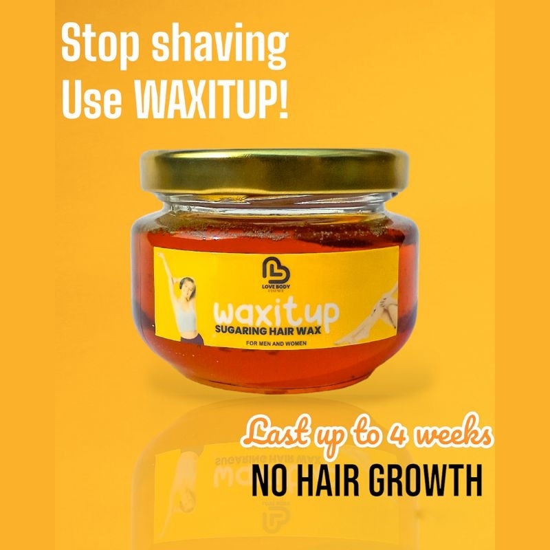 Waxitup Sugaring Wax Hair Removal 100 Natural Sugar Wax Hair Removal Hot Or Cold Sugar Waxing