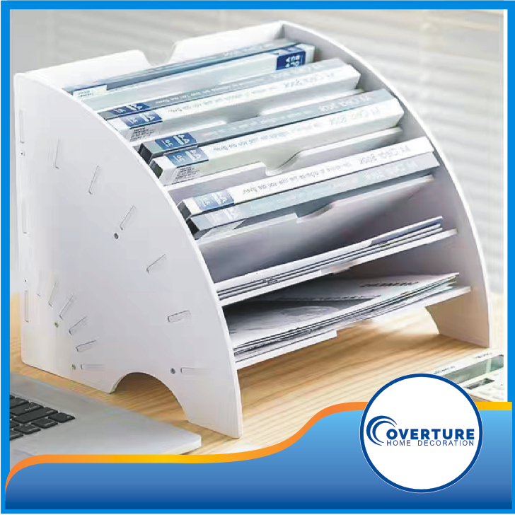 OT-003 A4 fan-shaped multi-layer office document storage box,desk ...