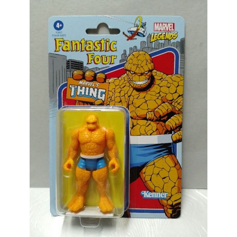 Marvel Legends 3.75-inch Retro Fantastic Four: Marvel's Thing Action ...