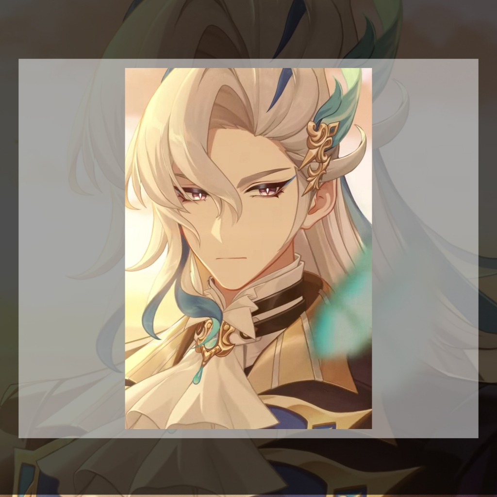 Genshin Impact Neuvillette Fontaine Anime Themed Merch (Photocards, Art ...