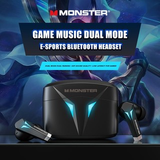 Monster XKT06 TWS Gaming Earbuds 400mAh V5.3 Wireless Bluetooth ...