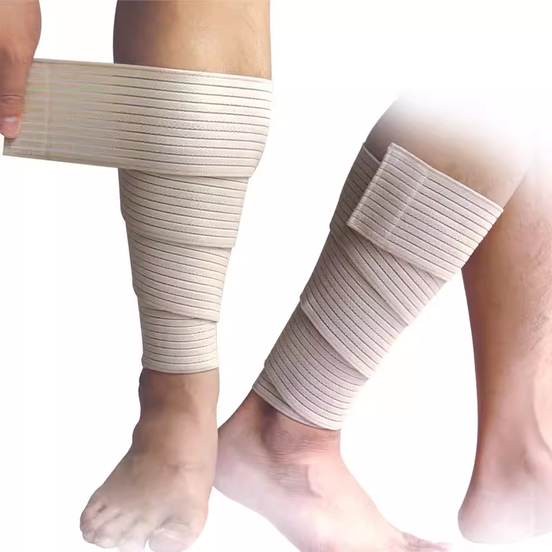 High Elasticity Compression Bandage Ankle Wrist Knee Calf Thigh Wraps ...