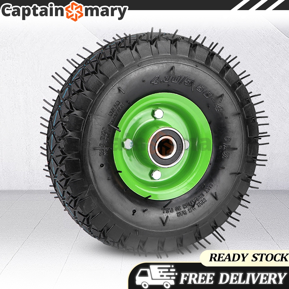 350-4 Inflatable Wheel Pneumatic Tire Push Wheels 10 Inch Tire For ...