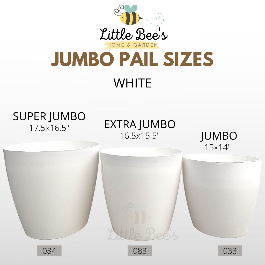 NEW!! SUPER JUMBO Classy Minimalist Yayamanin Pots | White | Black ...