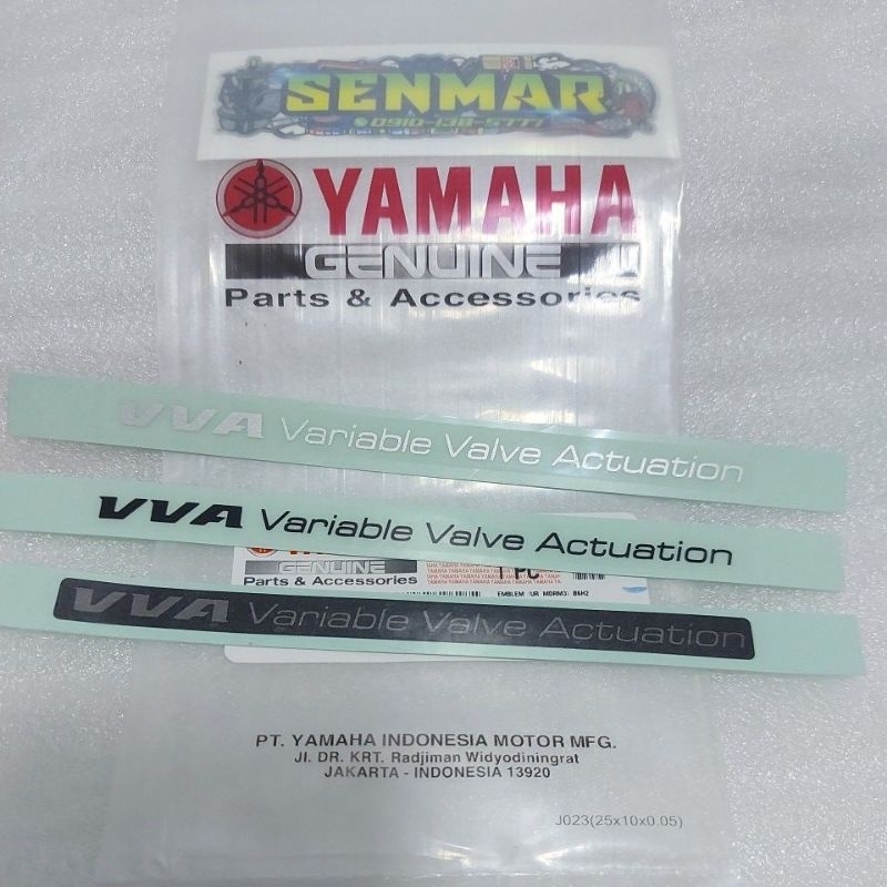 VVA EMBLEM STICKER GENUINE YAMAHA | Shopee Philippines