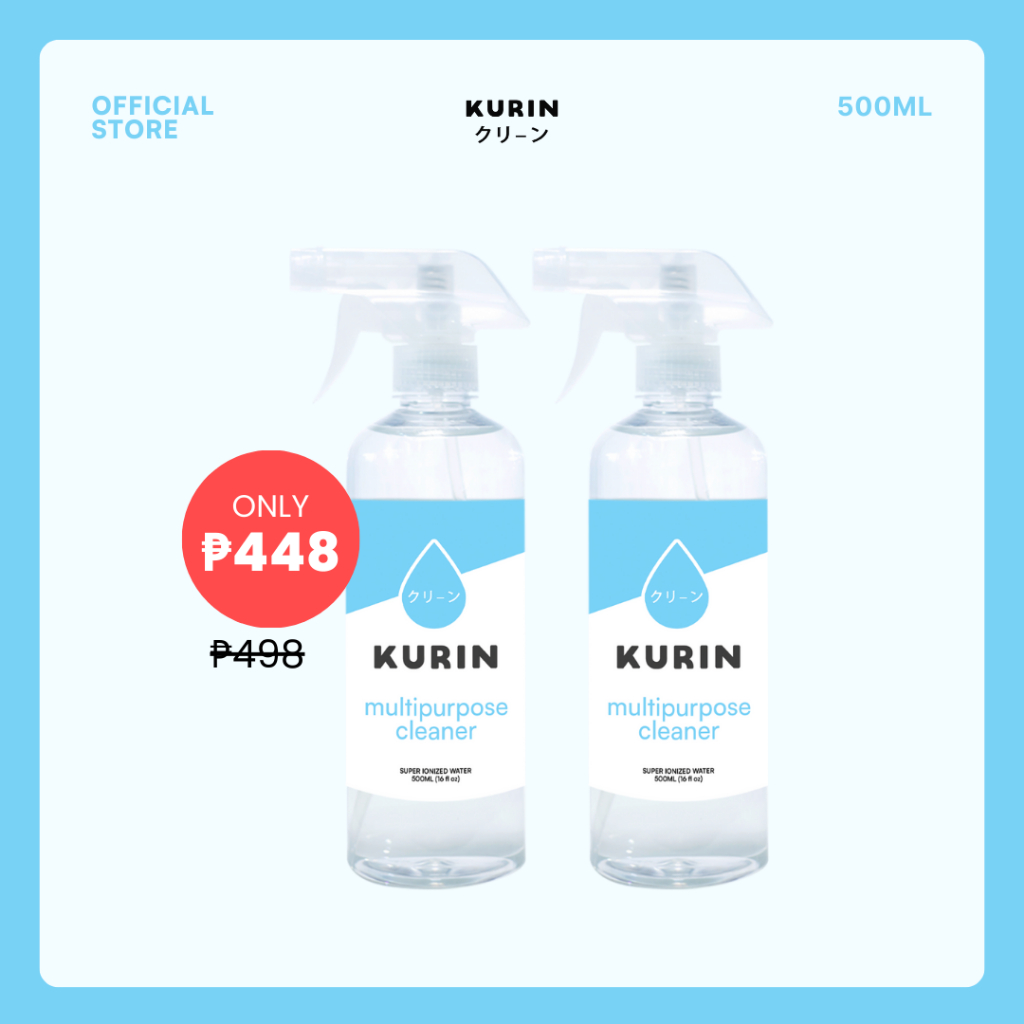 Kurin MULTIPURPOSE CLEANER DUO Bundle 2PC 500ml Spray | Shopee Philippines