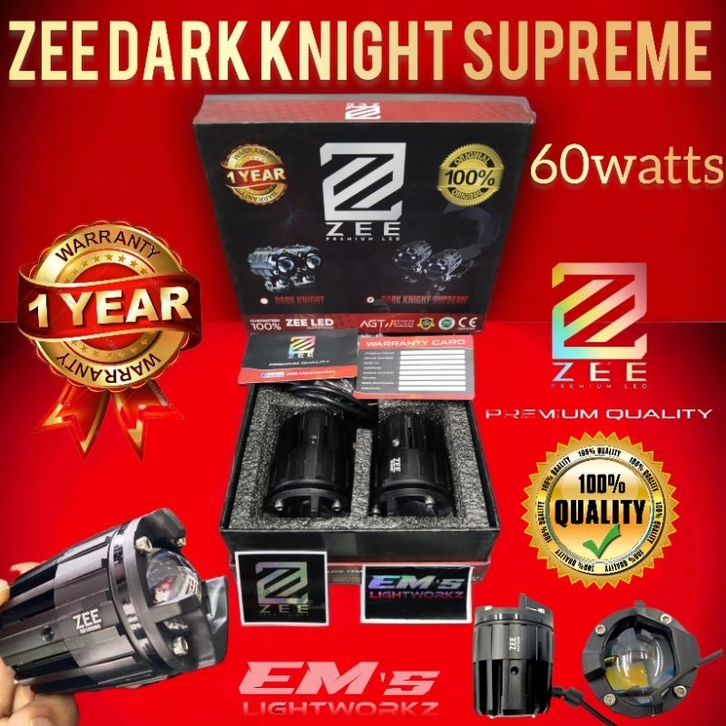 Original ZEE DARK KNIGHT SUPREME 60WATTS Mini Driving Light 18-months ...