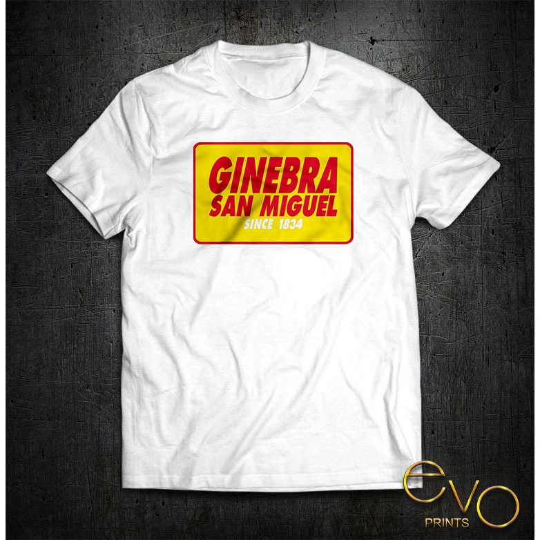 Ginebra San Miguel Shirt For Men and Women Ginebra Sign | Shopee ...