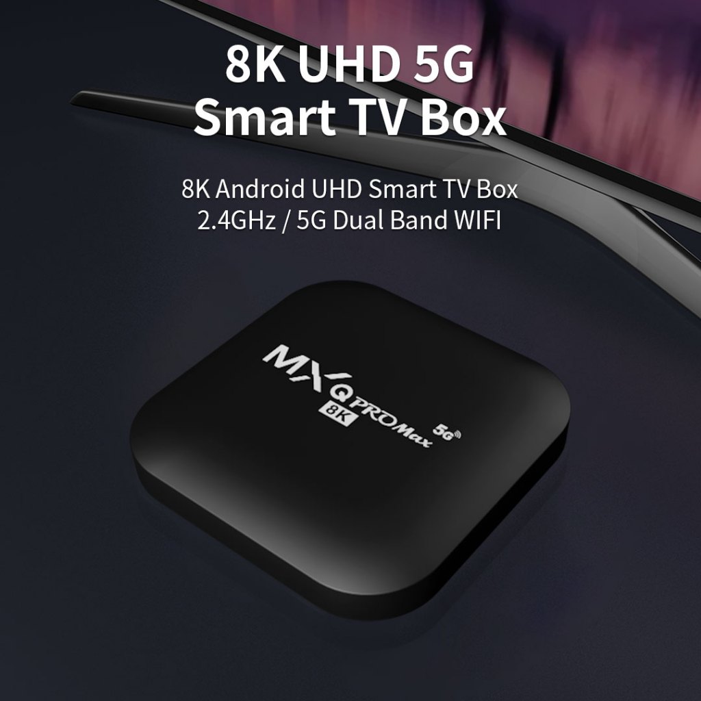 MORUI MXQ Pro 4K HD TV Box 2.4G/5G 8+128GB WiFi Connection MaliG31 CPU ...