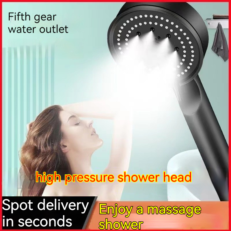 portable bath room superstrong high pressure shower head home set ...
