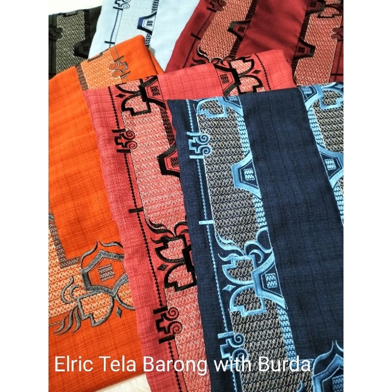Tela Barong Fabric with Burda (grand) | Shopee Philippines