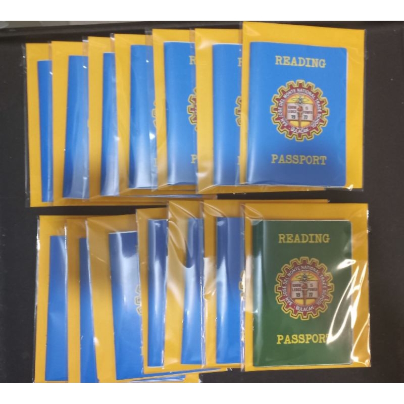 Mini Booklet - Reading Passport / Booklet - Personalized | Shopee ...