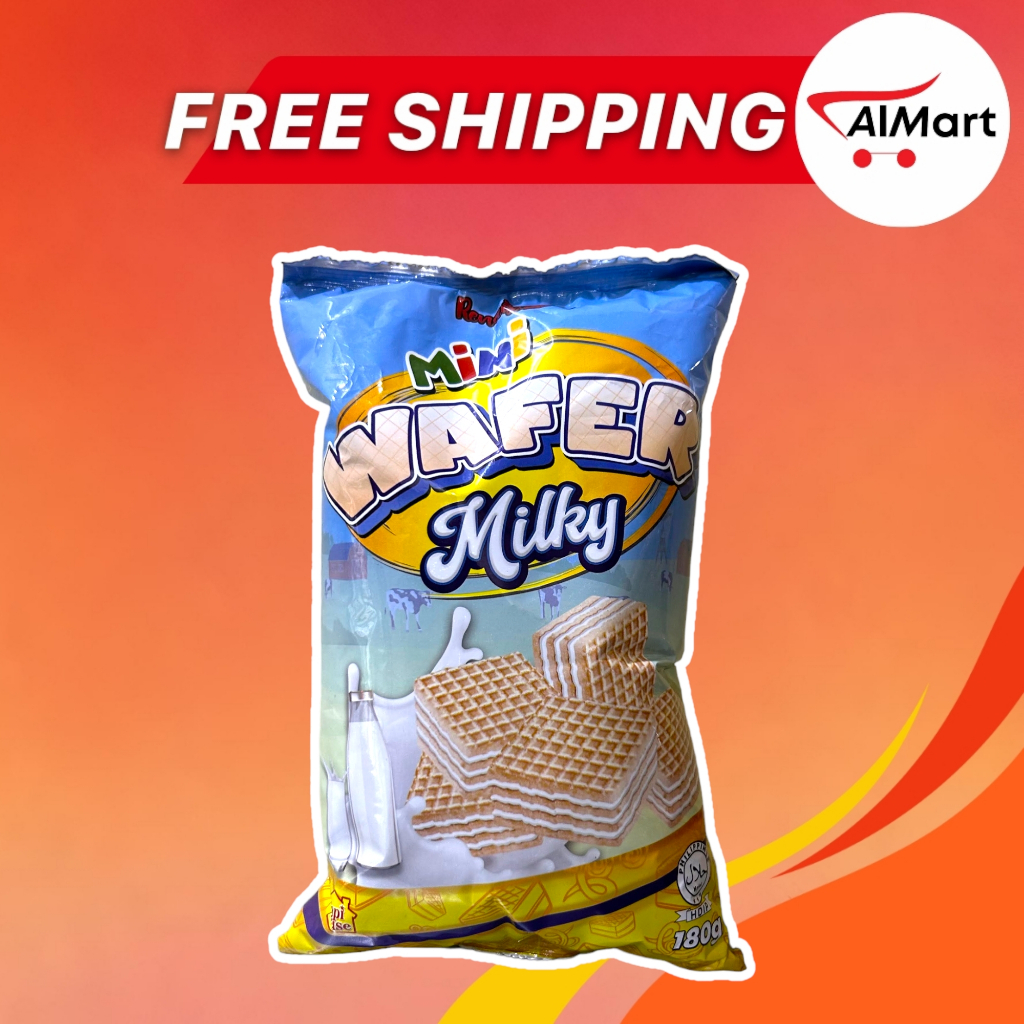 MINI MILKY, UBE AND CHOCO WAFER (180 GRAMS) | Shopee Philippines
