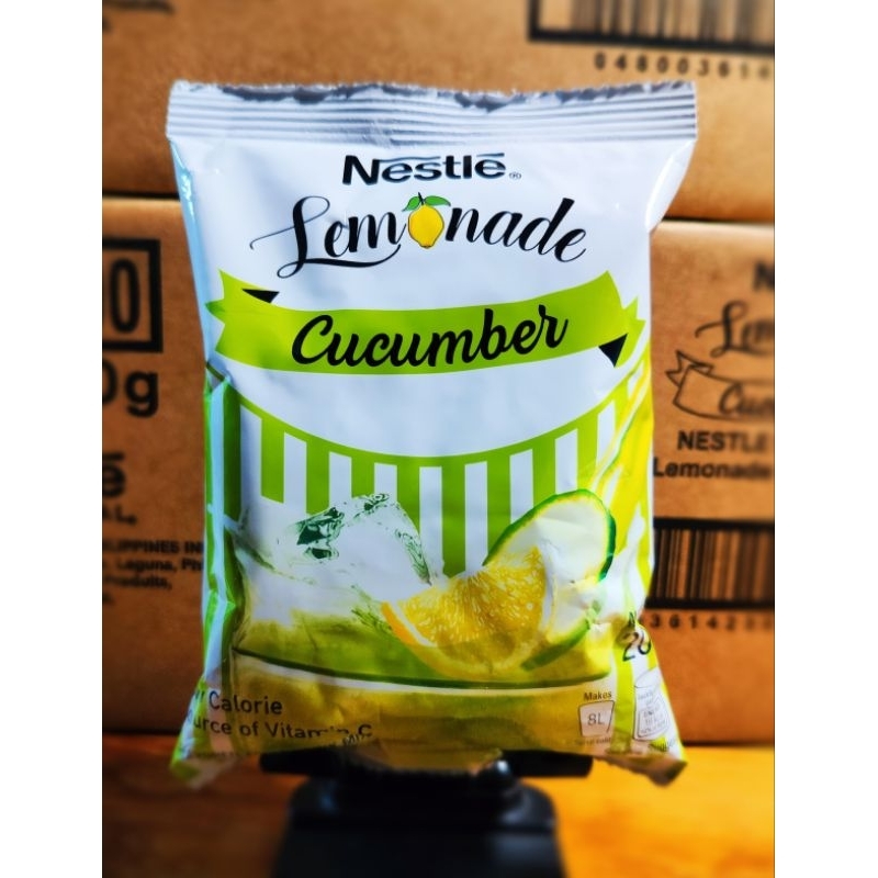 Nestle Lemonade Cucumber 140g = 8L water = 40 glasses(200ml) | Shopee ...