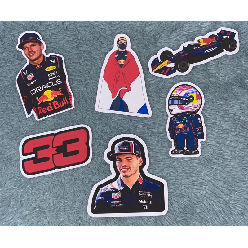 Max Verstappen Sticker Pack | Shopee Philippines