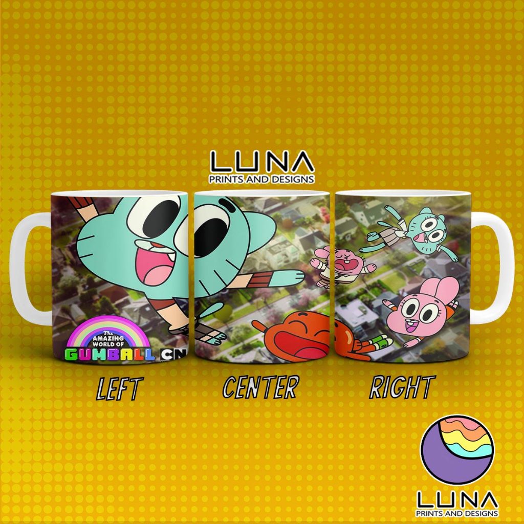 The Amazing World of Gumball Cartoon Mug Collection- The Luna Merch ...