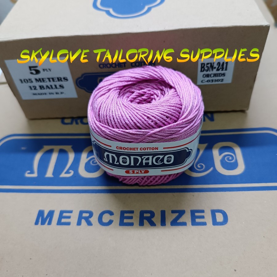 5PLY Monaco Mercerized Cotton BATCH 2 (B224-B297) | 5ply 100% ...
