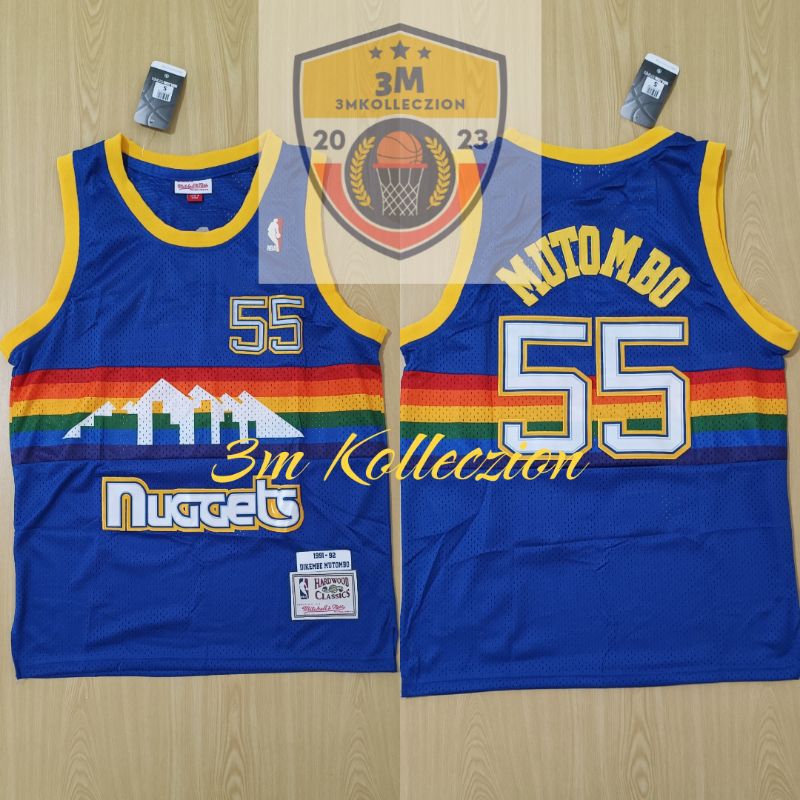 Dikembe Mutombo #55 Denver Nuggets Jersey | Shopee Philippines