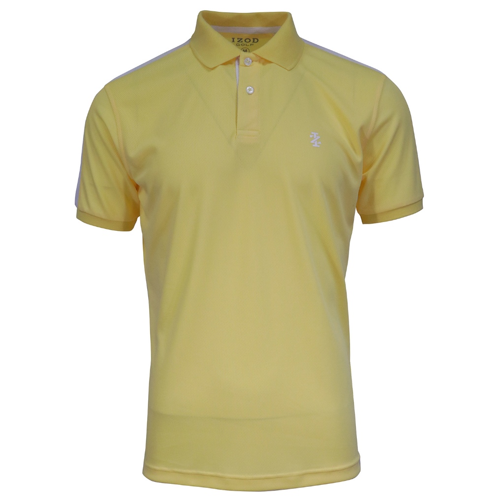 Izod Men's Basic Fit Plain Golf Shirt w/ Knitted Collar (Yellow) | Shopee Philippines