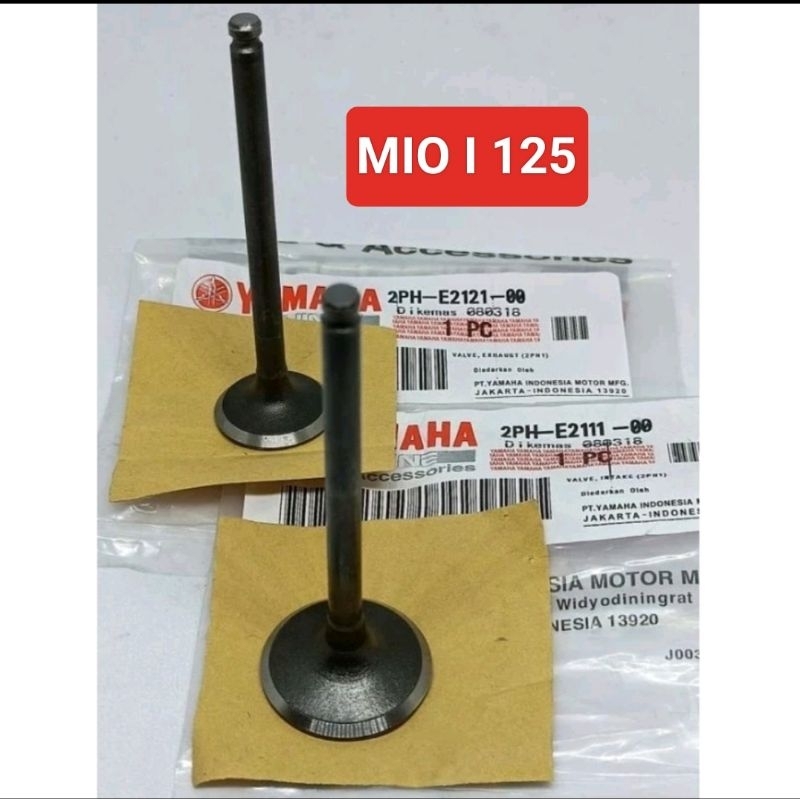 Intake & Exhaust valve for MIO I 125 / SOUL I 125 genuine YAMAHA ...