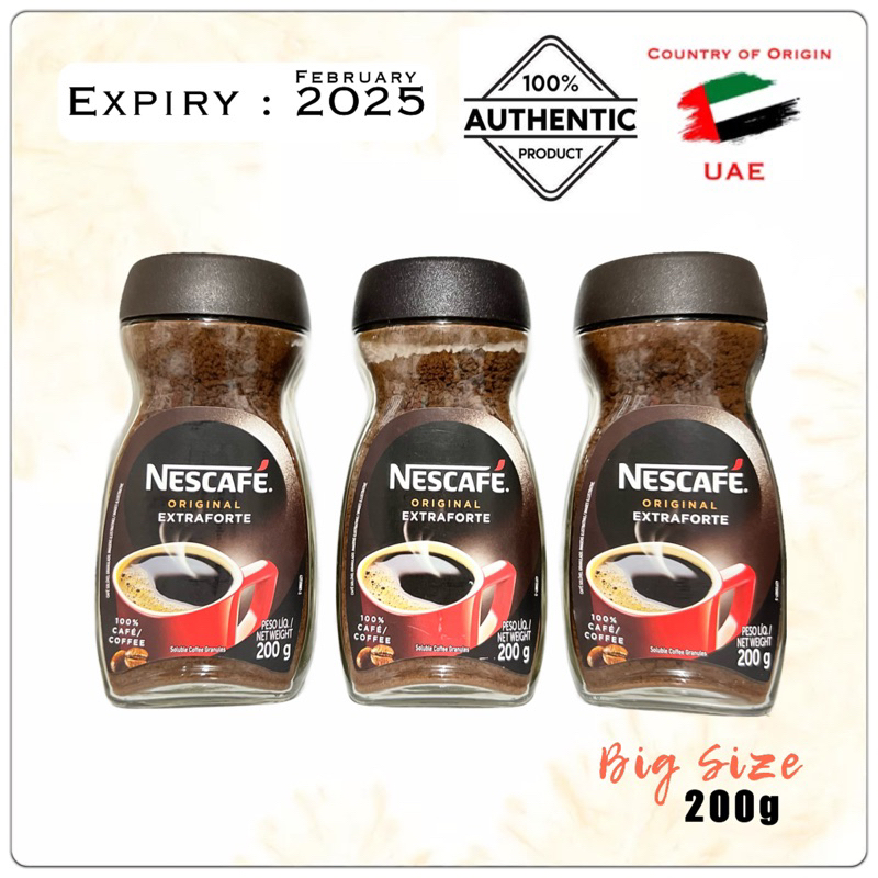 Nescafe Original Forte 200g | UAE Origin | Shopee Philippines