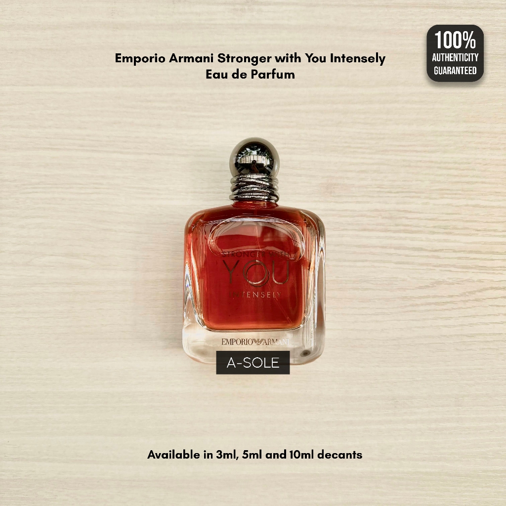 (DECANT) Stronger with You Intensely SWYI EDP | Shopee Philippines