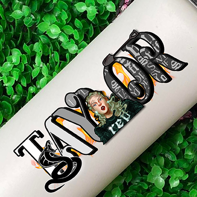 Personalized Taylor Swift Name Vinyl Sticker for tumbler | Swiftie ...