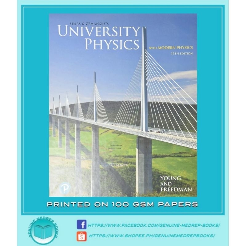 UNIVERSITY PHYSICS WITH MODERN PHYSICS 15TH EDITION | Shopee Philippines UNIVERSITY PHYSICS WITH MODERN PHYSICS 15TH EDITION | Shopee Philippines