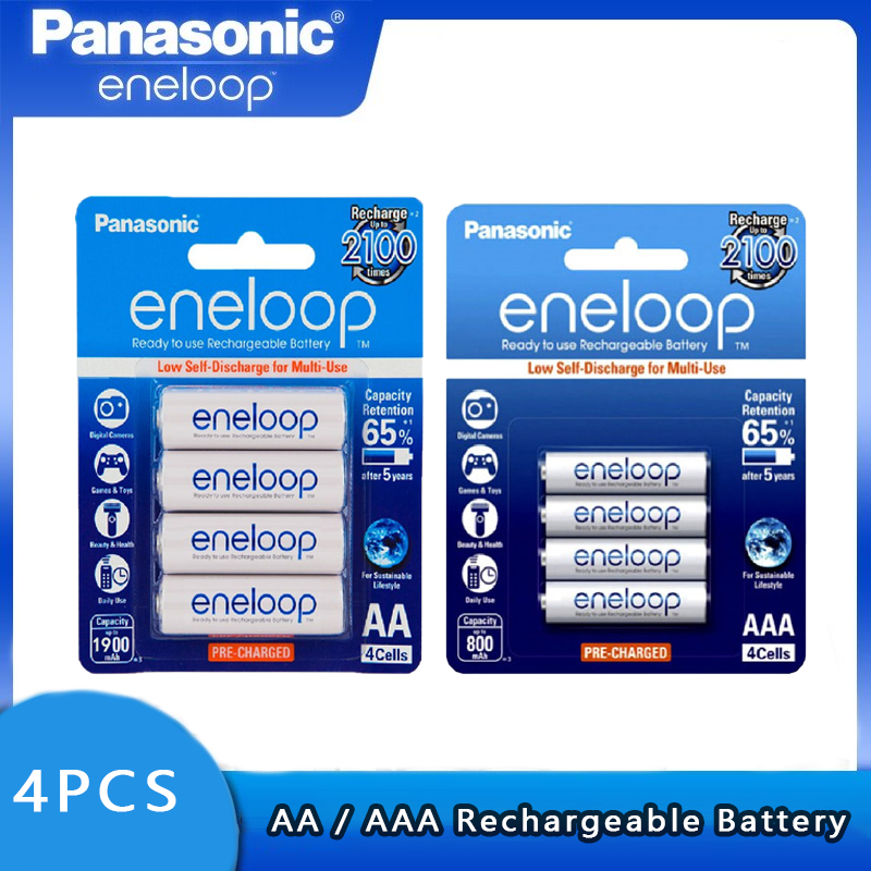 Panasonic Eneloop 1 2v Aa Aaa 1900mah 800mah Rechargeable Ni Mh Battery