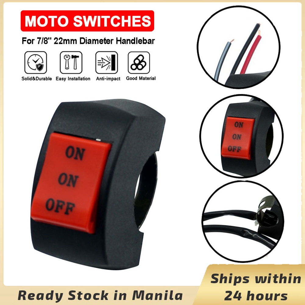 Motorcycle Handle Universal 3 Way Mini Driving Swith Motorcycle ATV ...