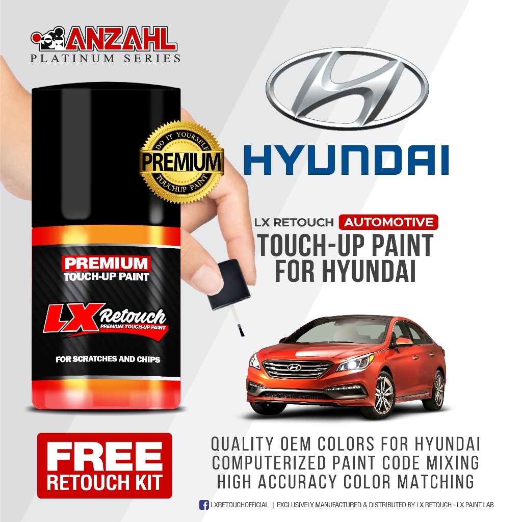 HYUNDAI PAINT REPAIR KIT CAR TOUCH UP PAINT FIX SCRATCH REMOVAL LX ...