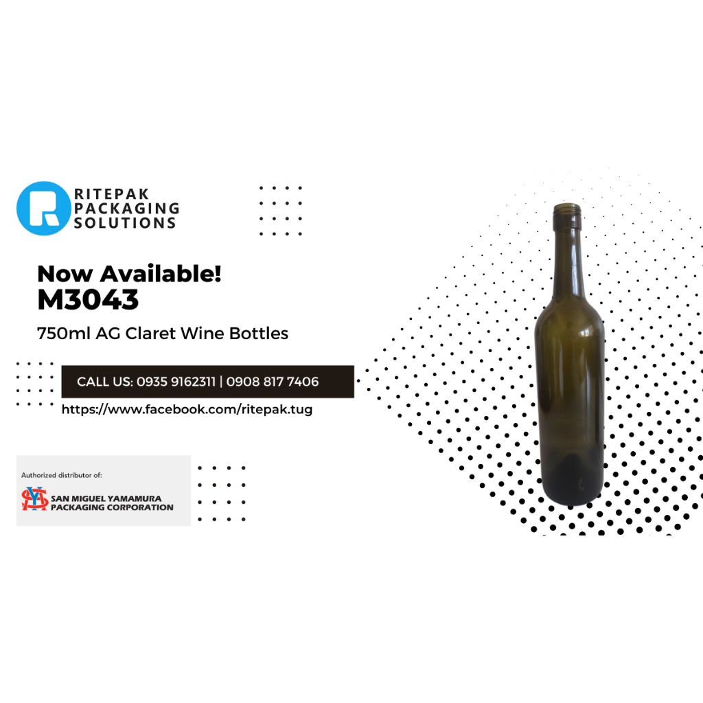 M3043 750 ml AG Claret wine bottle | Shopee Philippines