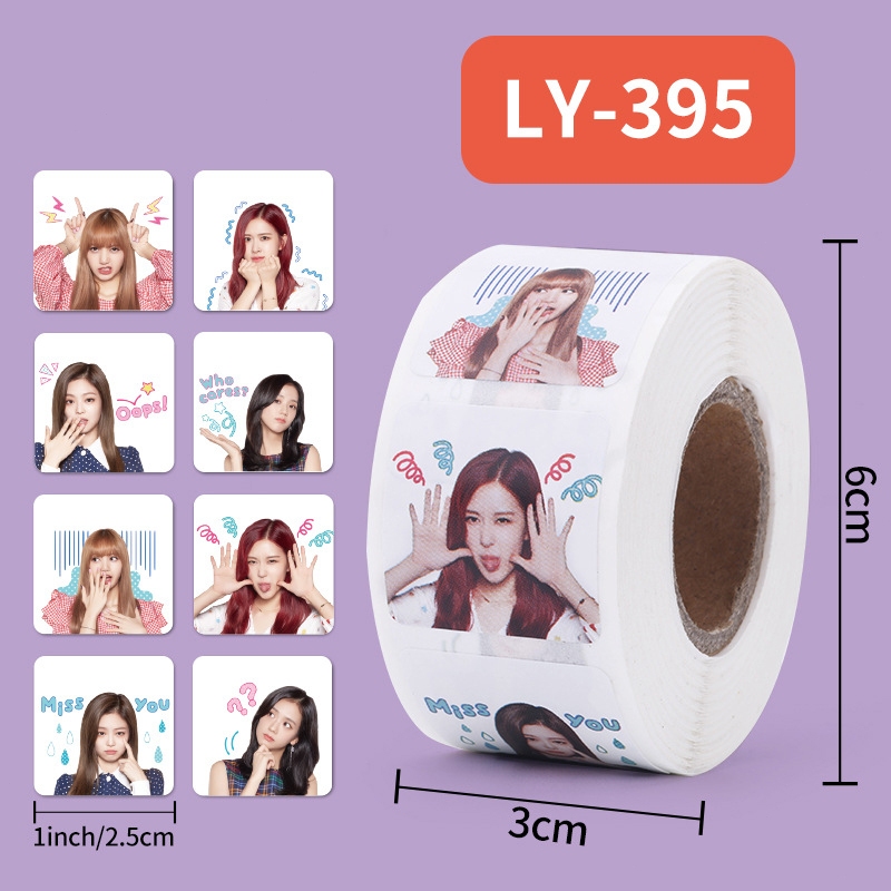 500 Pcs BLACKPINK album Labelers Stickers for kids kpop stickers Star ...