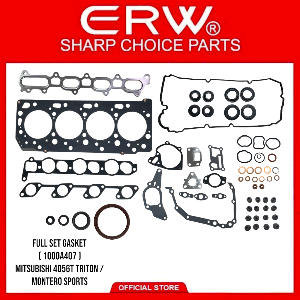 FULL SET GASKET Replacement part no:.( 1000A407 ) MITSUBISHI 4D56T ...