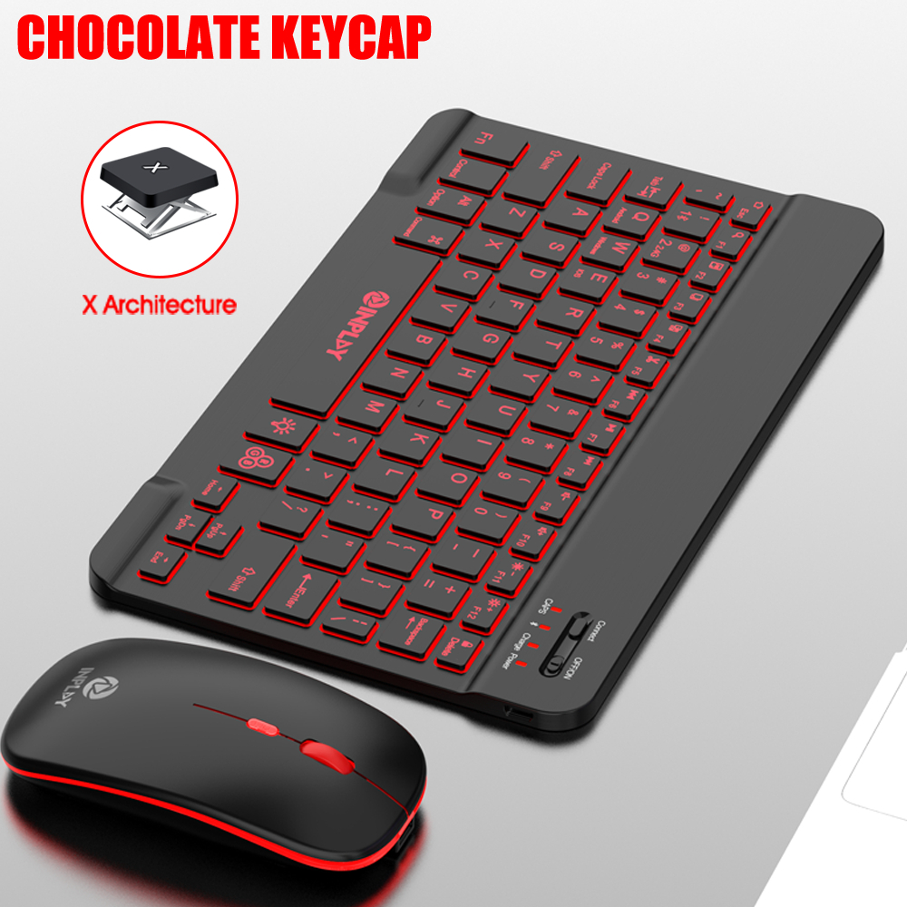 Inplay Wireless & Bluetooth Keyboard & Mouse Combo 7 Color For Laptop ...