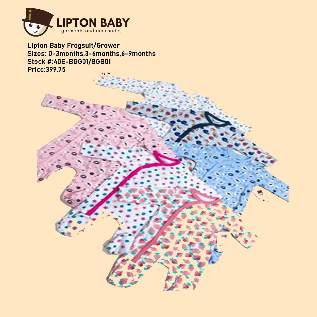 Lipton Baby Frogsuit: Printed | Shopee Philippines