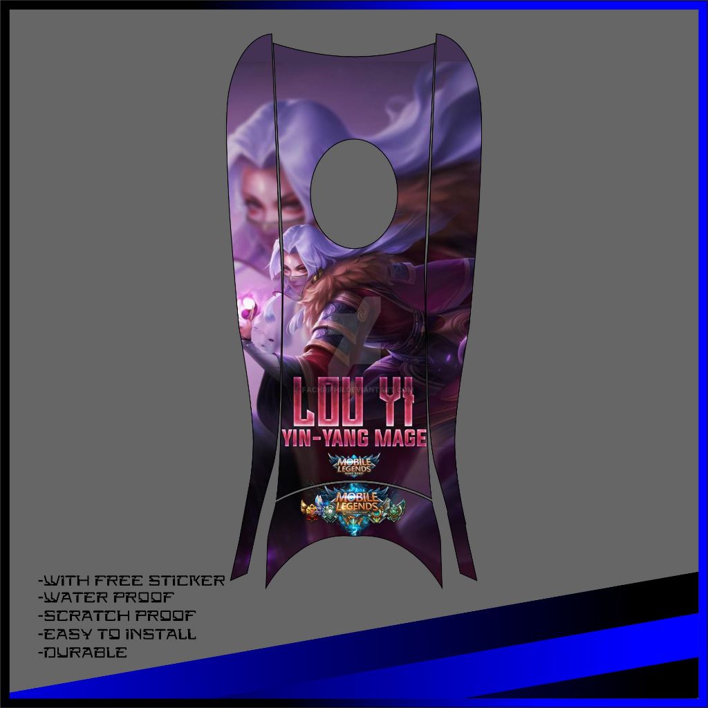 Bajaj 100 & 125 Top Tank Sticker (MOBILE LEGENDS ) sticker decals ...