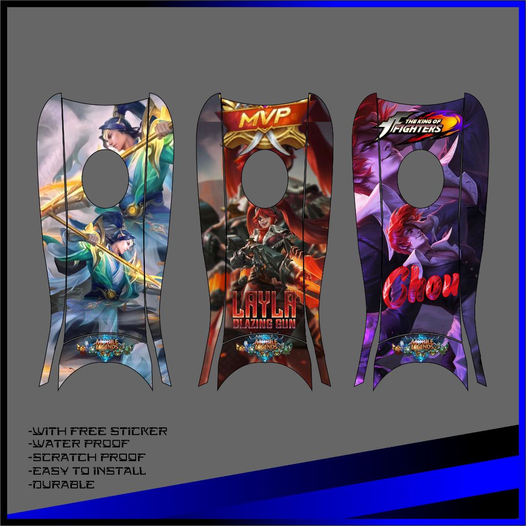 Bajaj 100 & 125 Top Gas Tank Sticker (MOBILE LEGENDS ) sticker decals ...