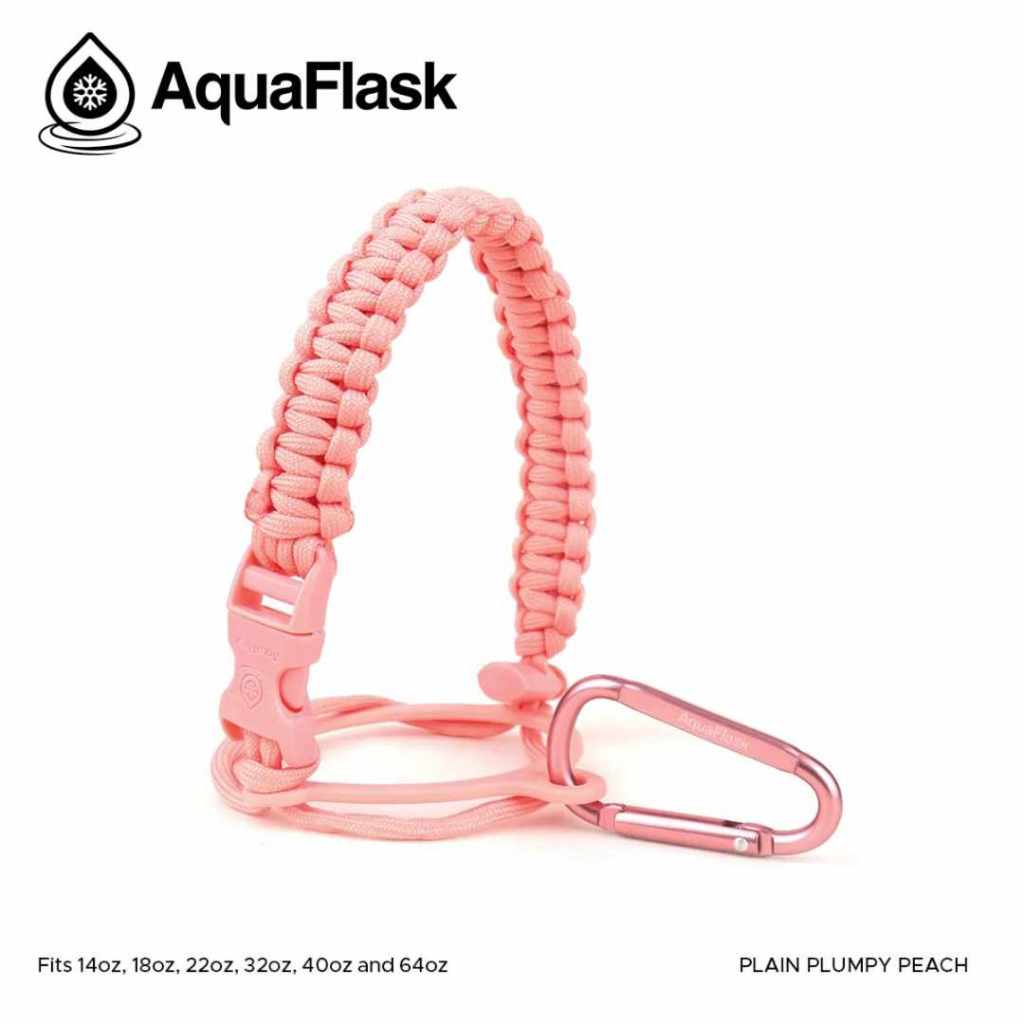 Aquaflask Paracord Handle - Plumpy Peach (Fit 14oz - 64oz) | Shopee ...